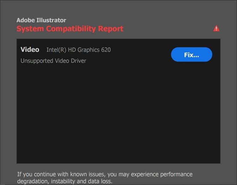 خطای System Compatibility Reports